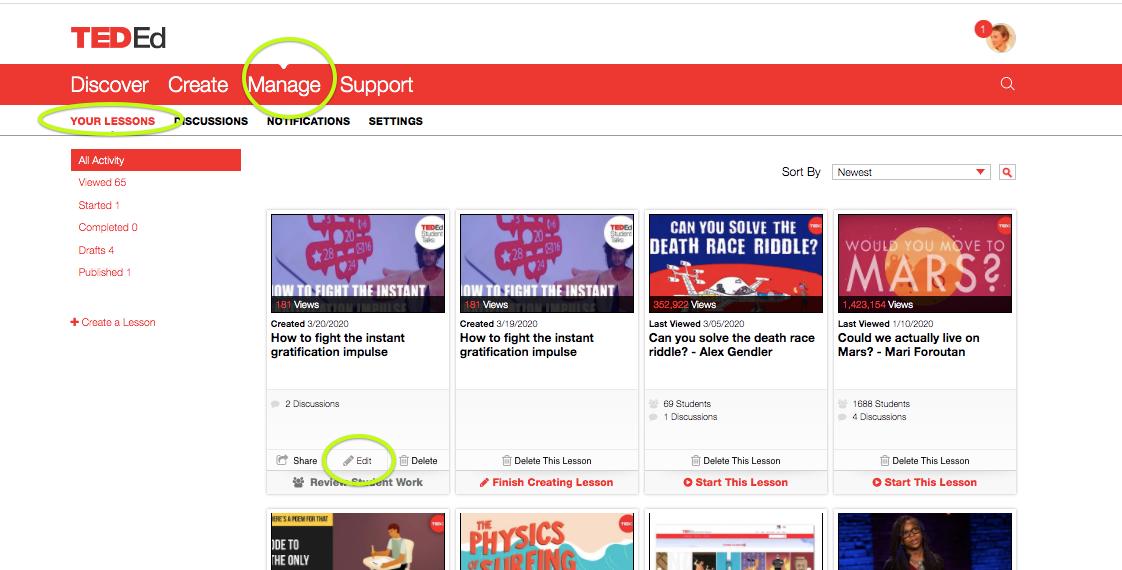 How do I create TED-Ed Lessons? – TED